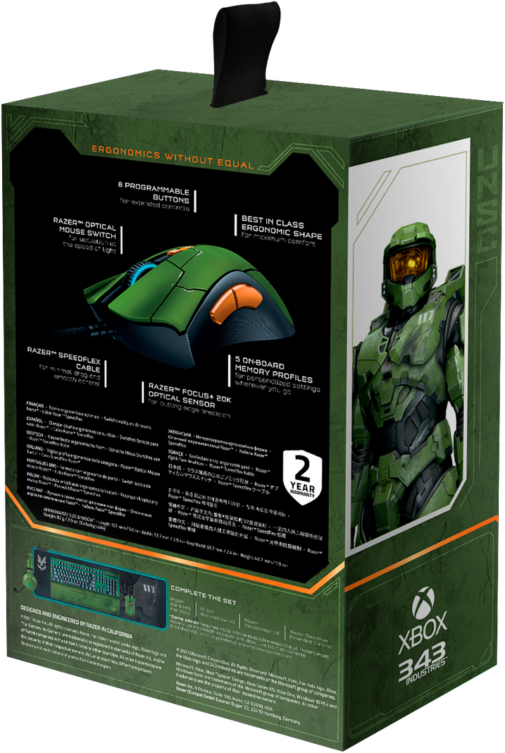 Купить Игровая мышь Razer DeathAdder V2 - HALO Infinite Ed. mouse Razer ...
