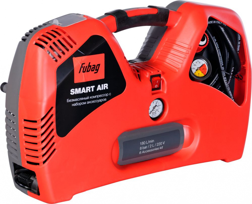Купить Компрессор поршневой Fubag Basic Smart Air безмасляный 180л/мин ...