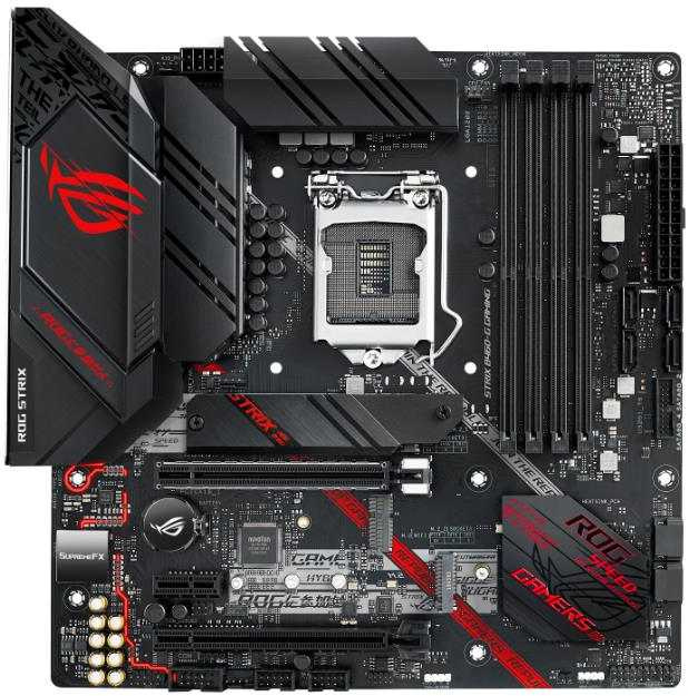 Купить Материнская плата Asus ROG STRIX B460-G GAMING Soc-1200 Intel B460 4xDDR4 mATX AC`97 8ch ...