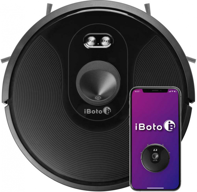 Купить Пылесос-робот iBoto Smart C820W Aqua 25Вт черный в интернет ...