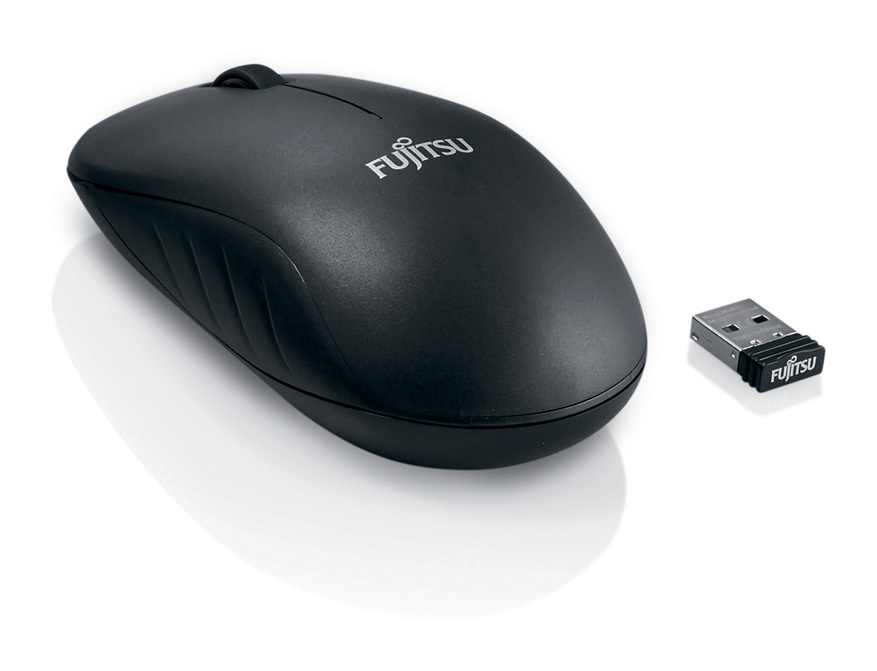 Купить Мышь Fujitsu Wireless Mouse WI210 черный оптическая (2000dpi ...