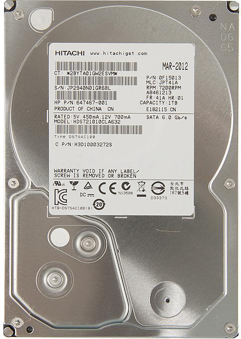 Купить Жесткий диск HP SATA-III 1Tb QK555AA (7200rpm) 32Mb 3.5" в ...