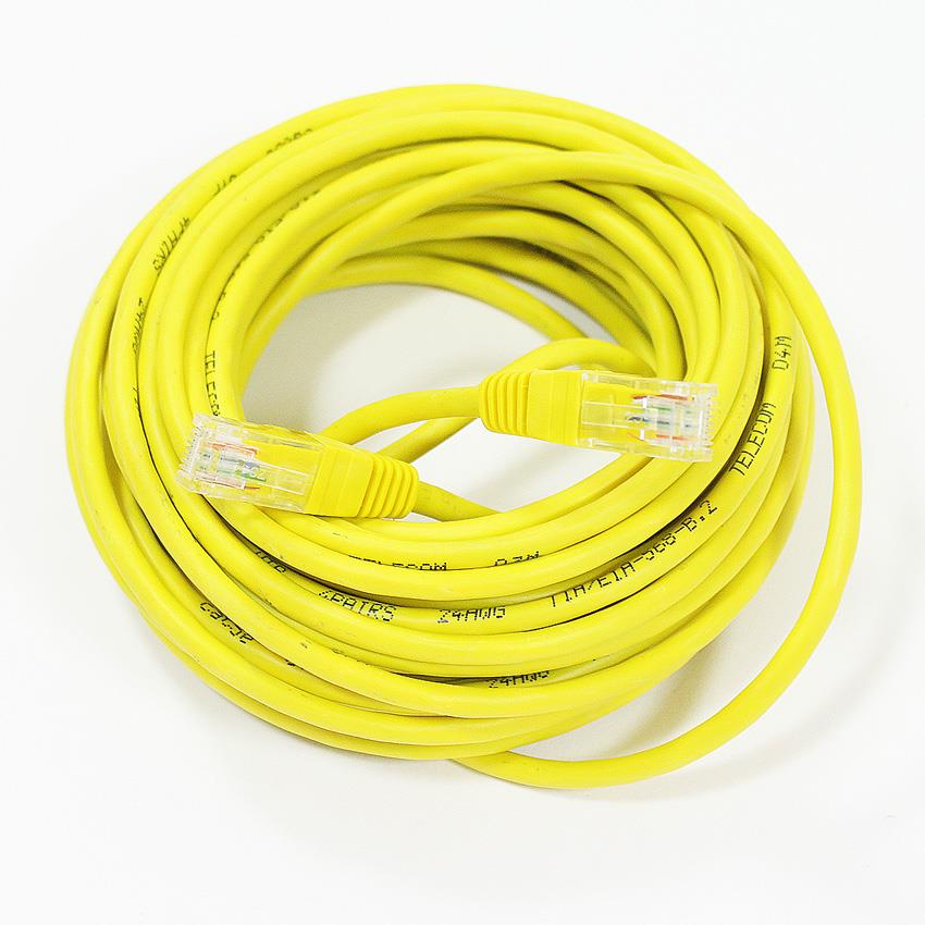 Купить Кабель PATCH CAT5E UTP 10M YELLOW NA102-Y-10M TELECOM в интернет ...
