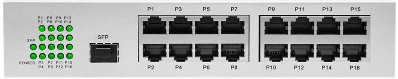 Купить Неуправляемый коммутатор уровня 2, 8 портов 10/100Base-TX, 1 порт 100/1000Base-X (SFP ...