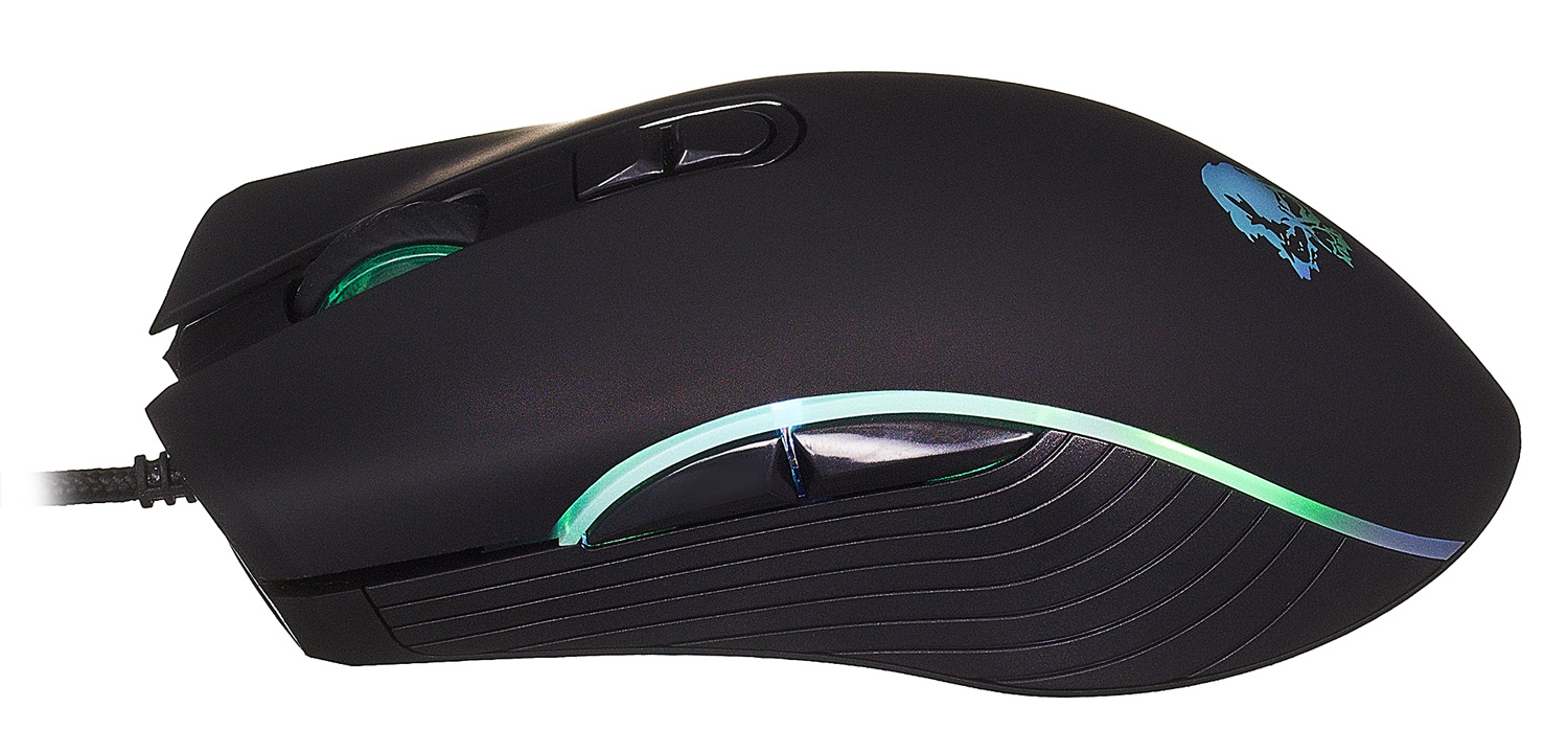 Купить Мышь Оклик 708G MYSTERY черный оптическая (3200dpi) USB (7but) в ...